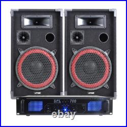 Pair of MAX 10 Speakers + Cables + Skytec Power Amp 600 Watt UK Stock ...