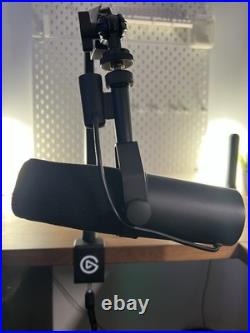 Shure SM7B Dynamic Vocal XLR Microphone + Elgato Mic Arm + XLR Cable ...