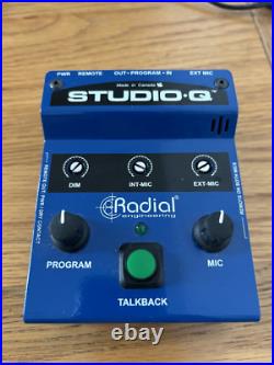Studio Q Talkback Radial Engineering | Pro Audio Equipment