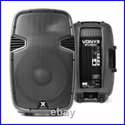 Vonyx SPJ-1500A 15 Active PA Speaker 800W High Power Sound System | Pro ...